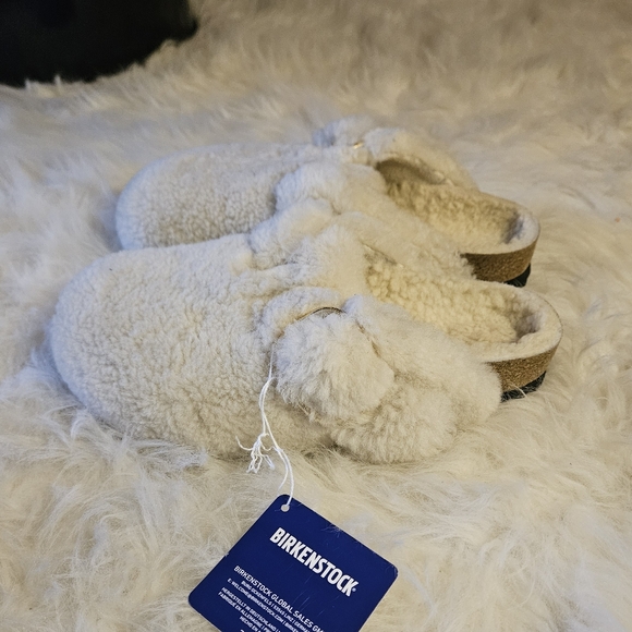 Birkenstock | Shoes | Birkenstock Boston Teddy Shearling Clog Sz 36 ...